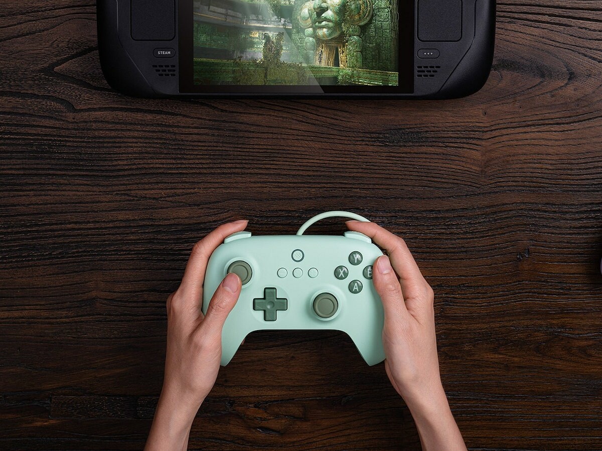 8BitDo Ultimate C Wired Controller has a simplified & pastel design