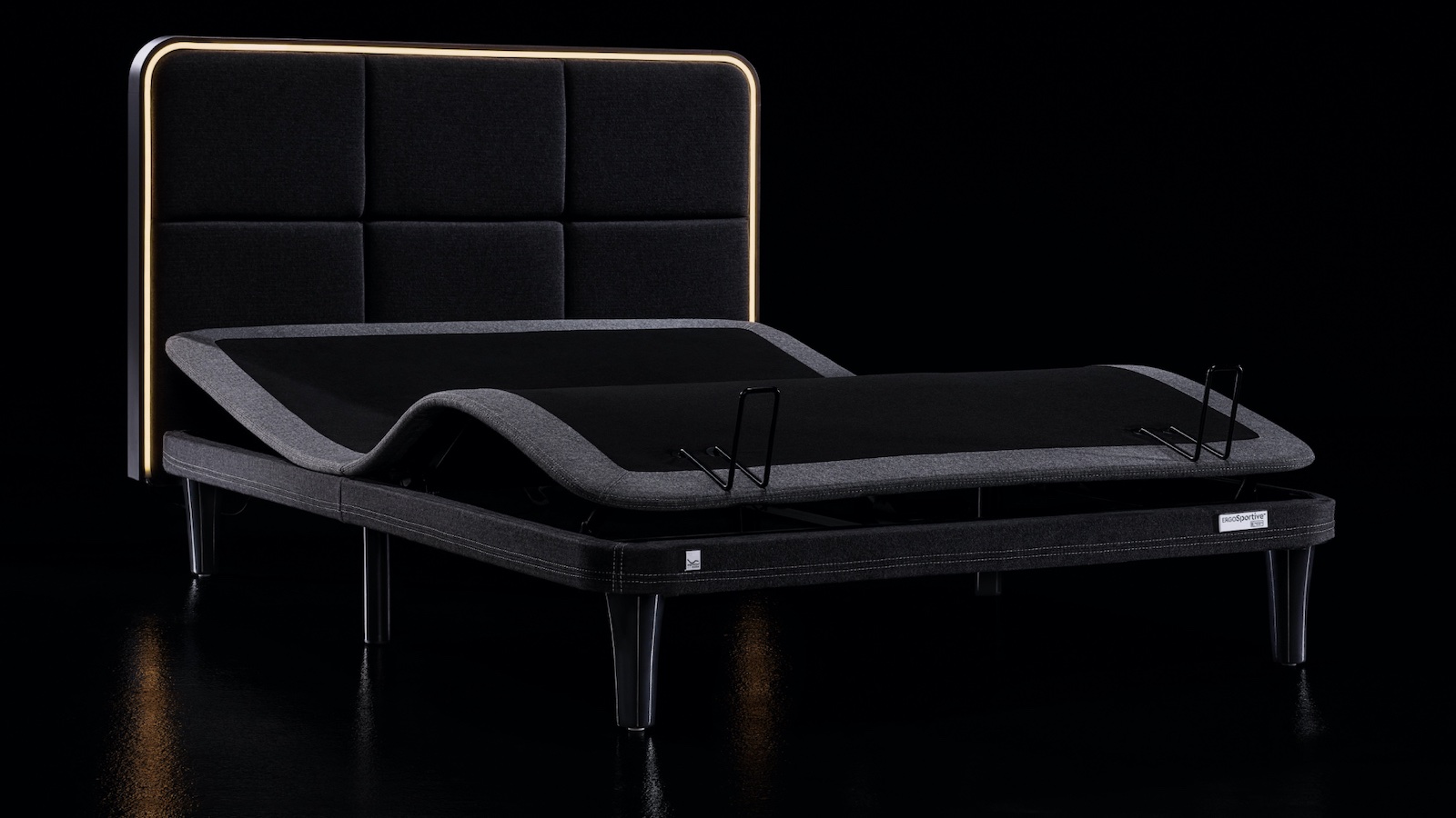 This complete sleep system includes a smart bed with health sensors