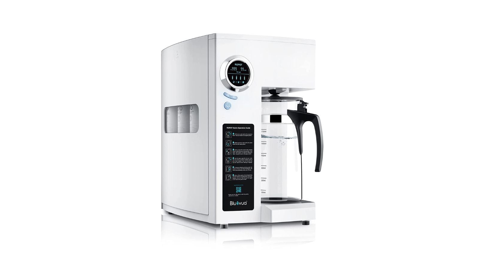 Review: The Bluevua RO100ROPOT reverse osmosis filter improves water