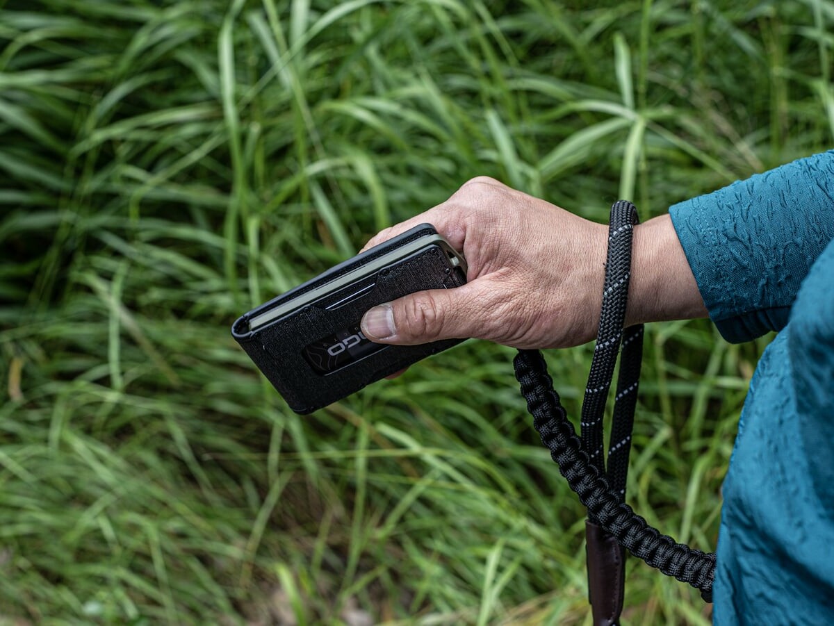 This cardholder wallet by Dango Products is slim and holds 10–13 cards