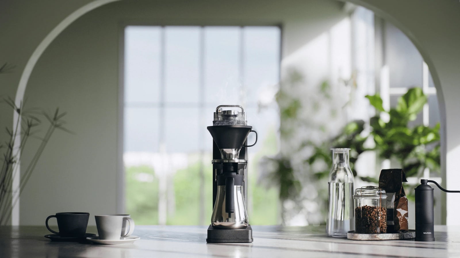 This automatic pour over coffee maker by Balmuda creates the ideal cup
