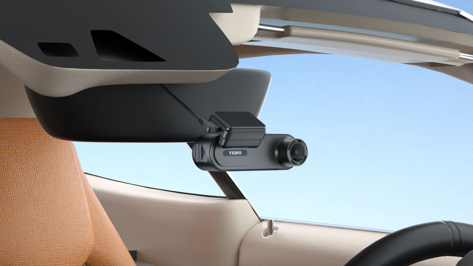This smart dash camera boasts a front QHD camera & parking mode