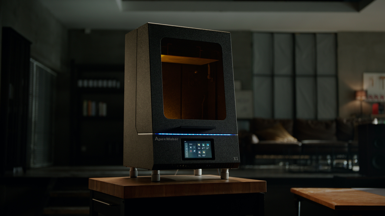 This LCD 3D printer has a large build volume