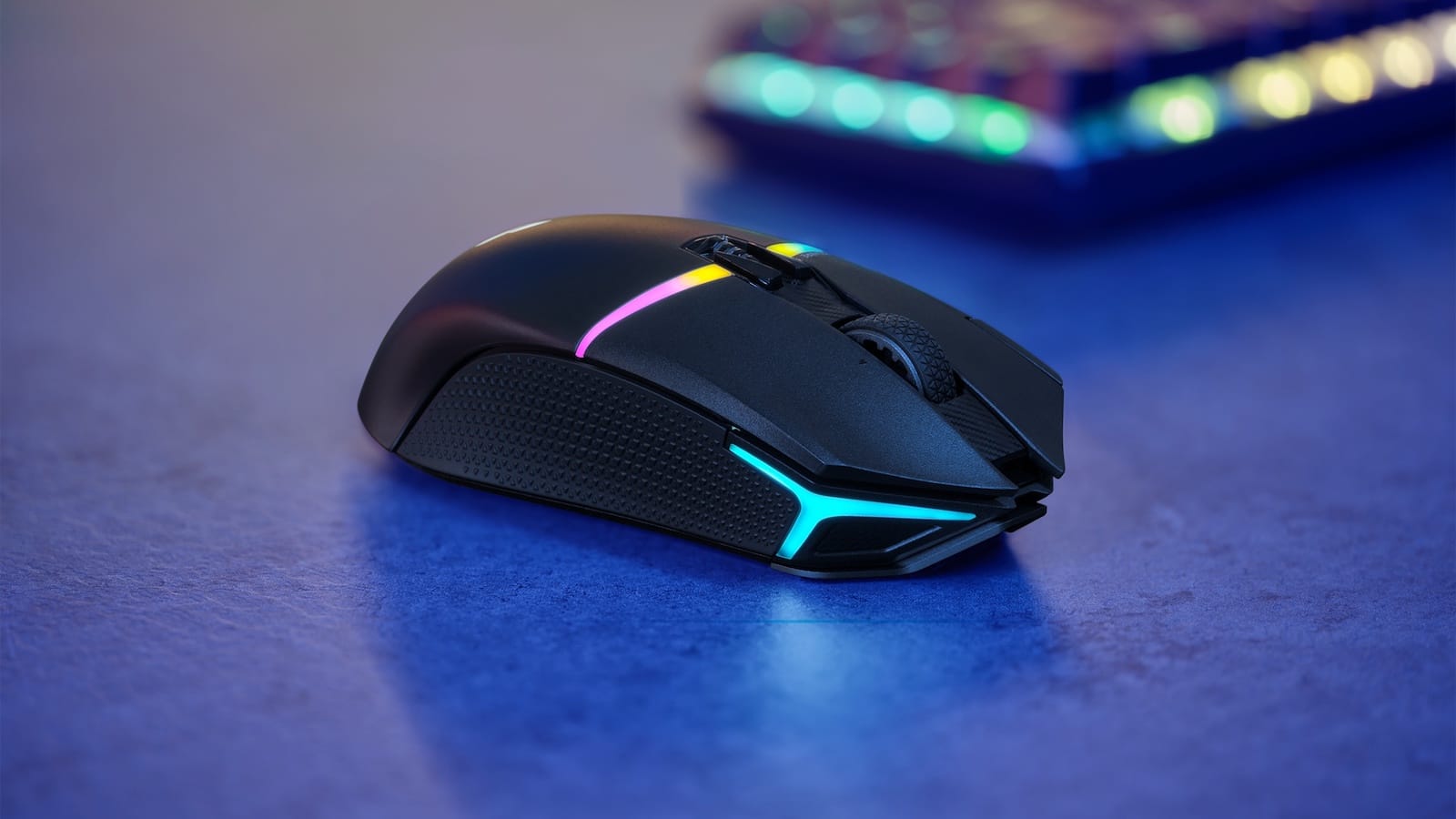 This customizable RGB mouse by CORSAIR is precise