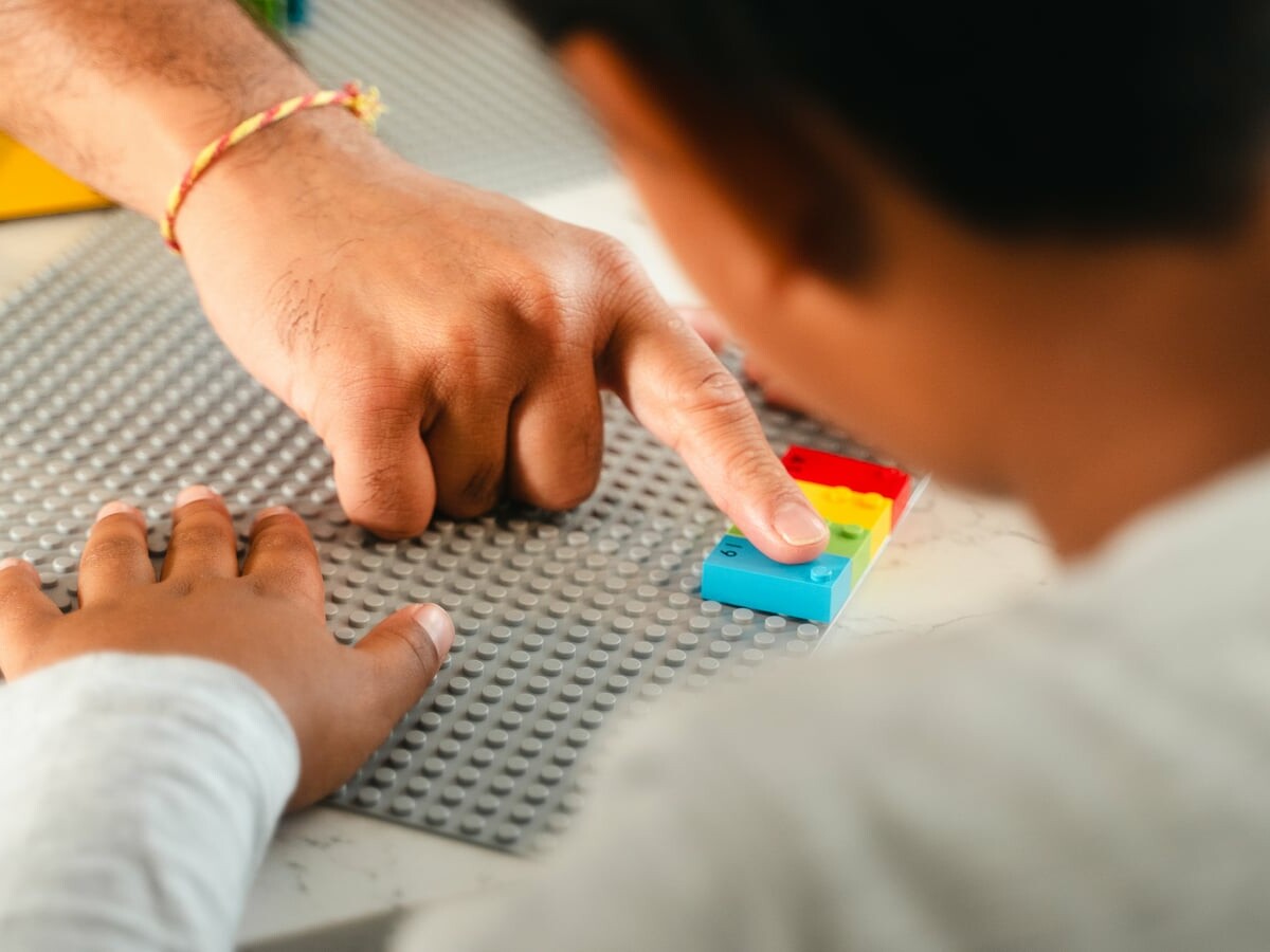 LEGO Braille Bricks help children and their families develop braille skills
