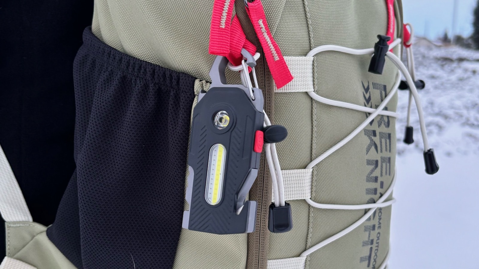 The Multifunctional Emergency Light is compact for outdoor adventures