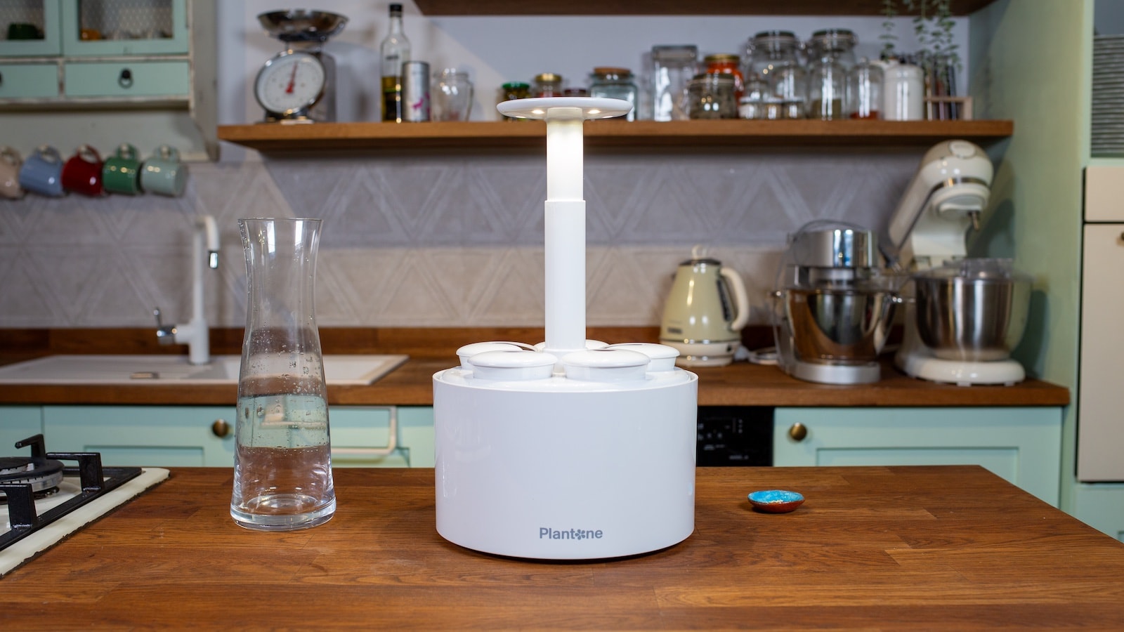 This automated indoor garden grows up to 5 plants easily on your counter