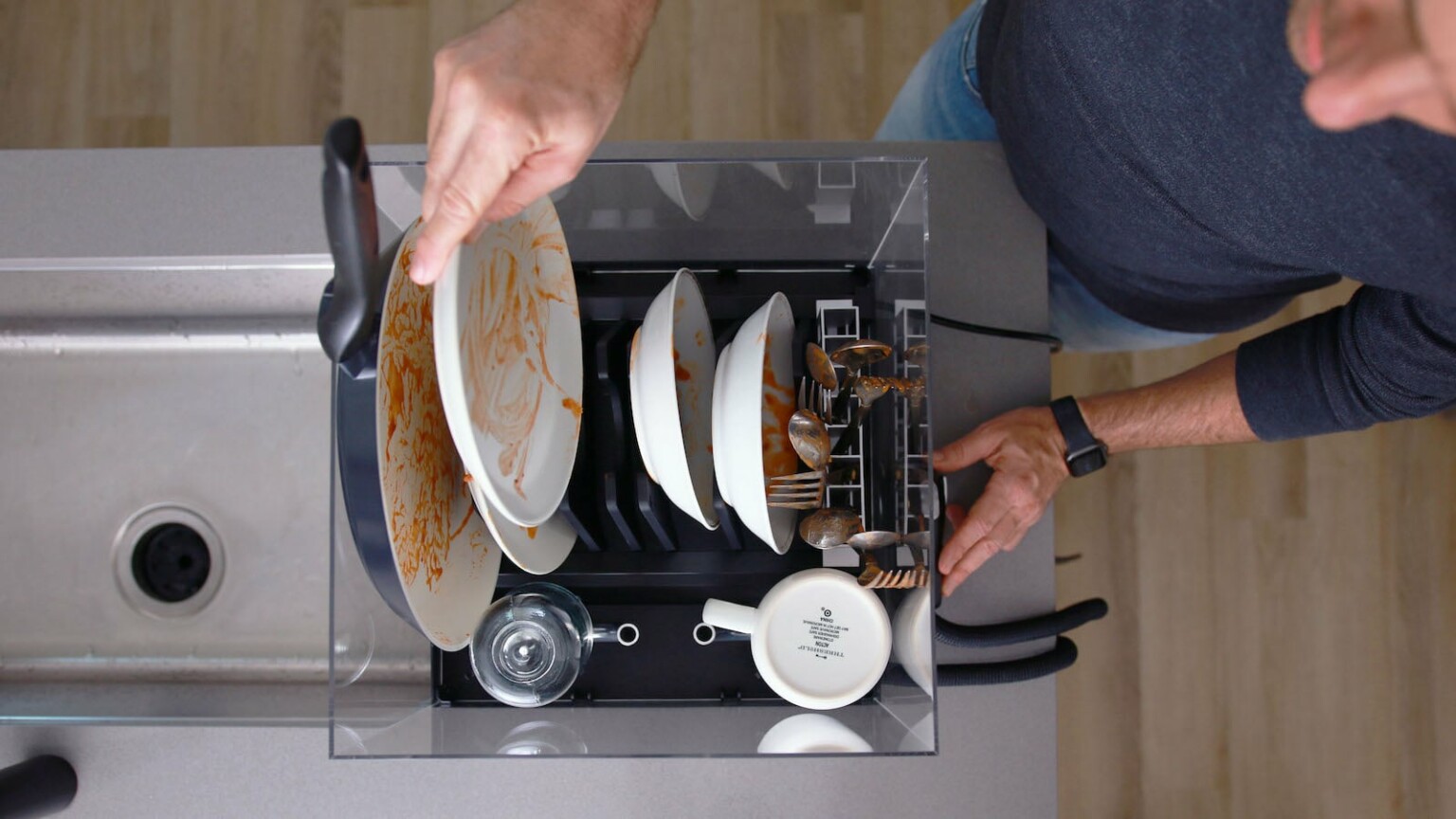 Review: The Shabosh countertop dishwasher uses 80% less water