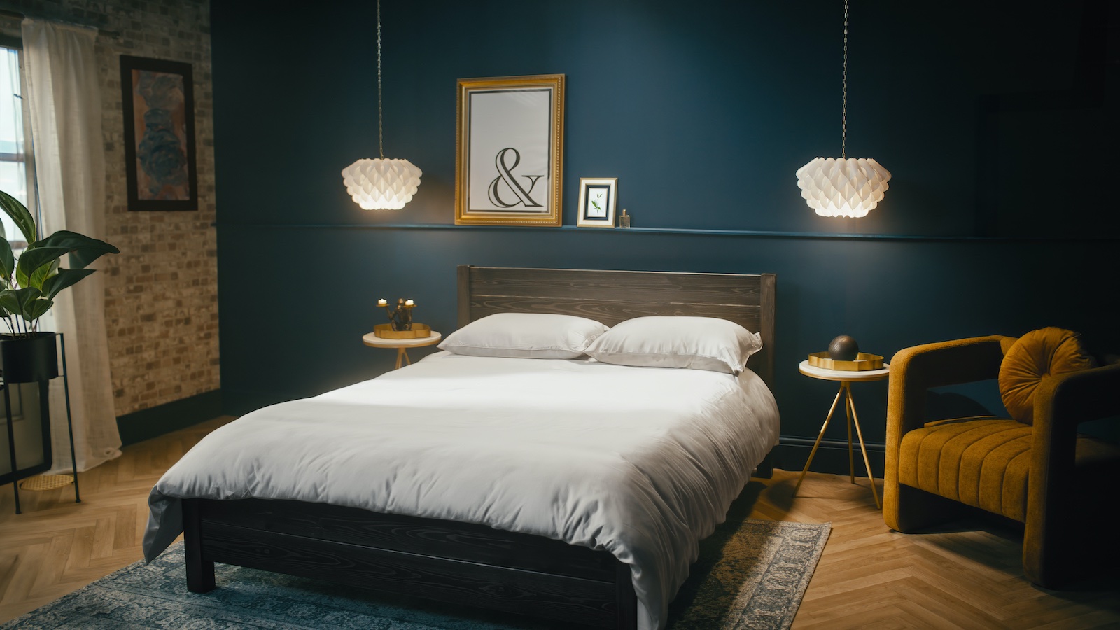 This bespoke bedding ensures the modern man wakes up refreshed