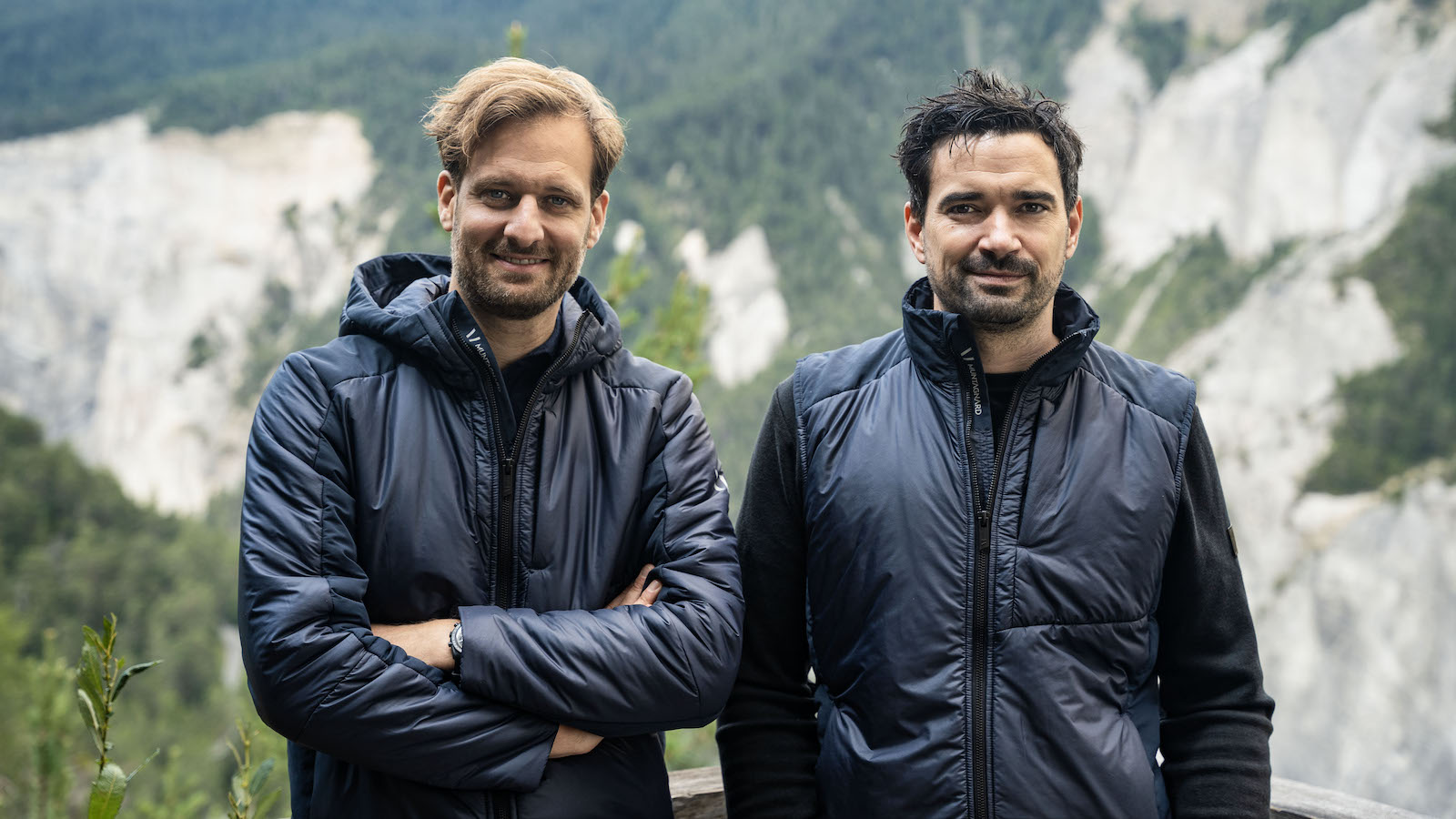 This durable vest & jacket use recyclable, degradable fibers