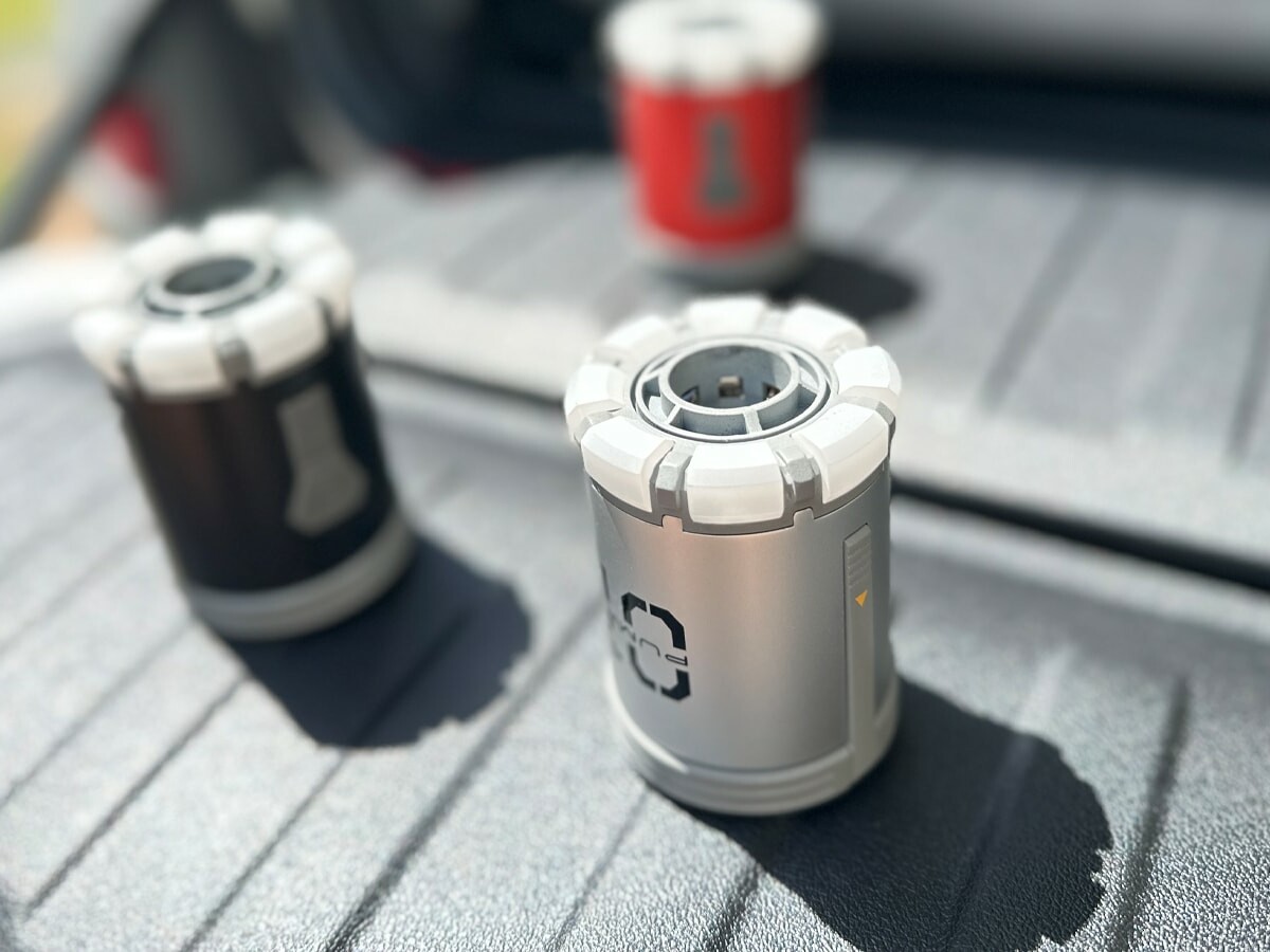 This air pump & lantern boasts an integrated power bank & SOS light