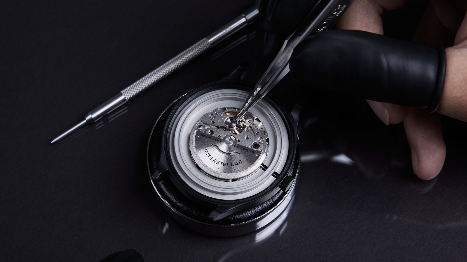 This tech watch actually has certified moon dust inside