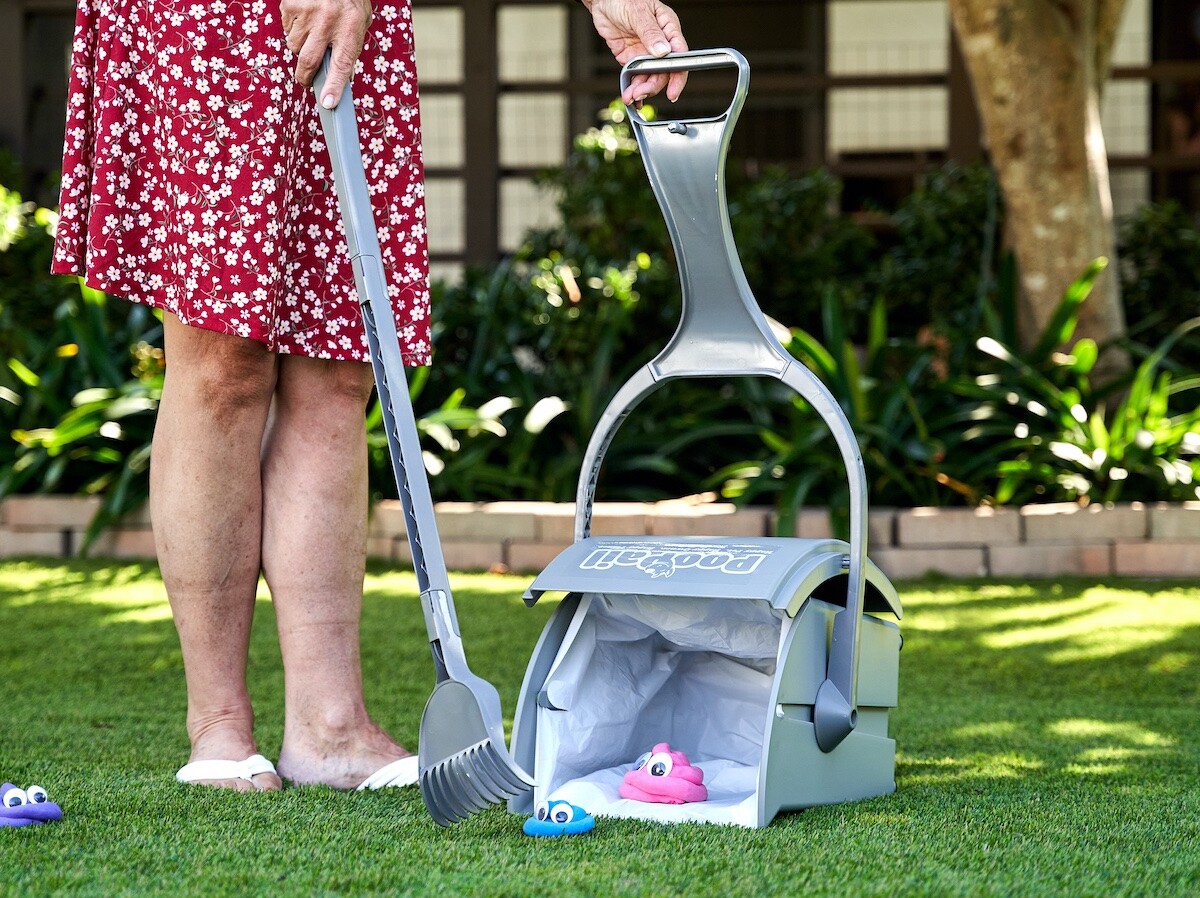 This pet waste management device changes the way you clean your yard