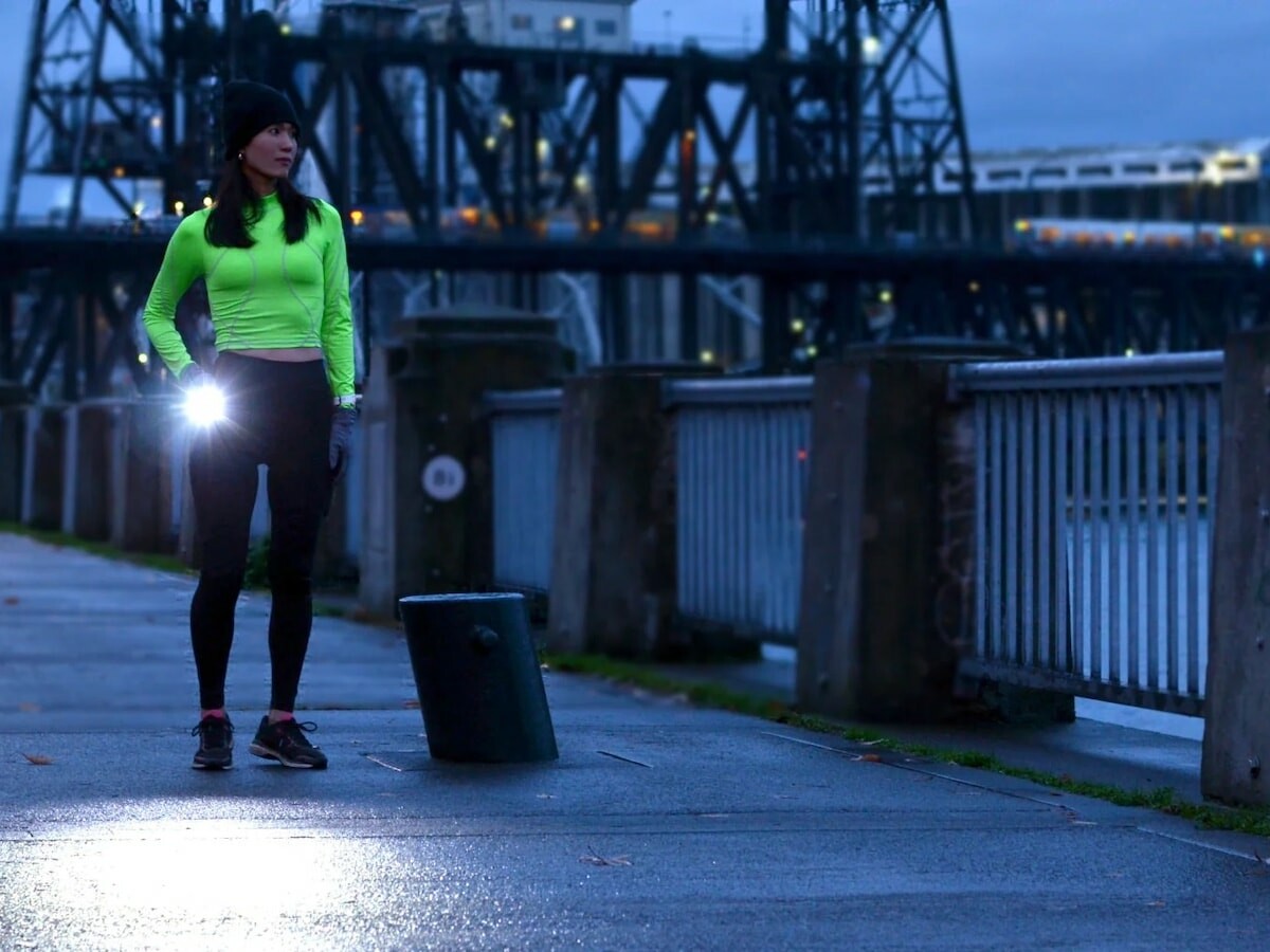This wearable flashlight lets you easily navigate while walking in the dark
