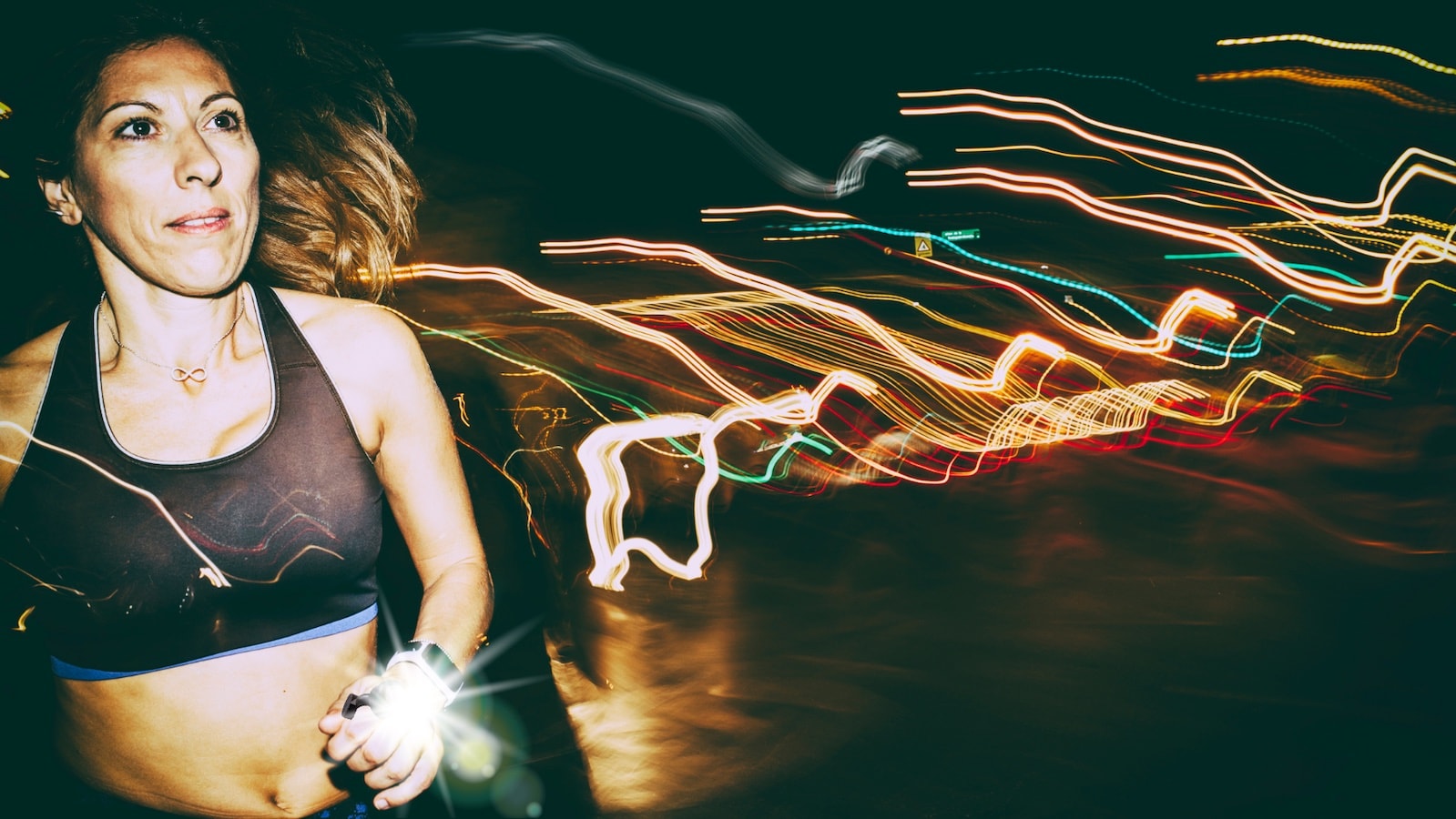 This wearable flashlight lets you easily navigate while walking in the dark