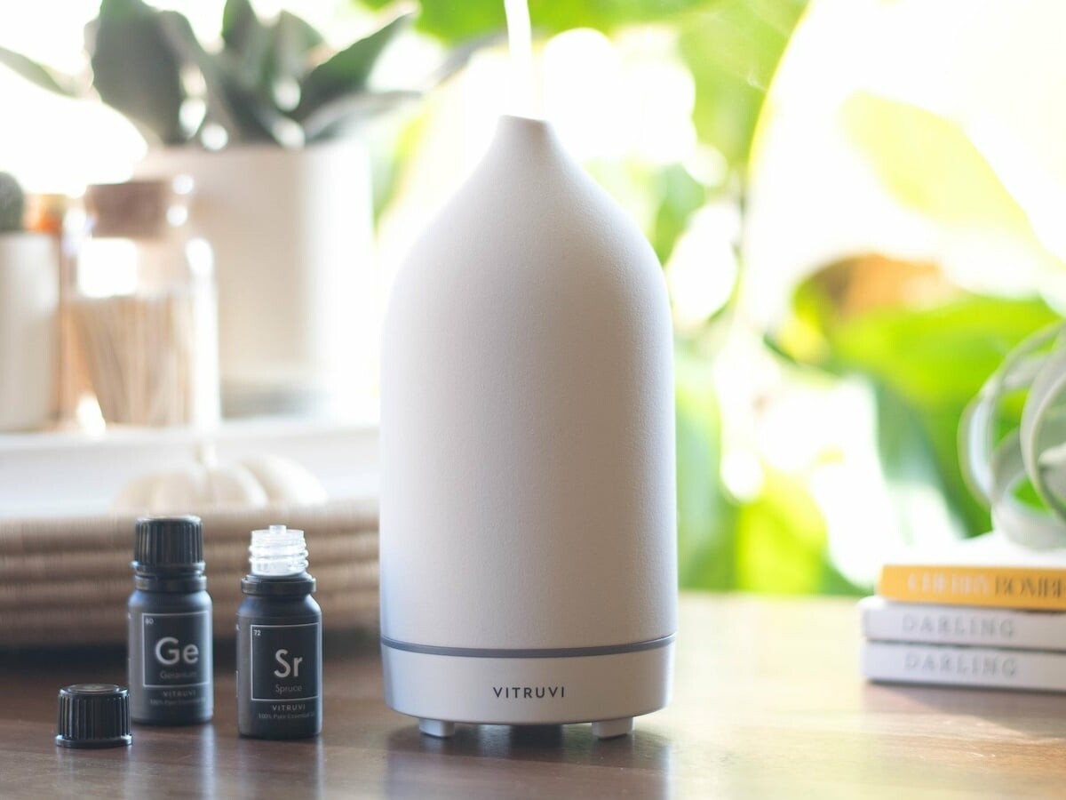 The Stone Diffuser by Vitruvi looks like beautiful pottery