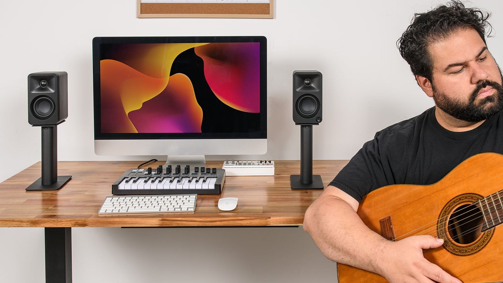 These desktop speakers provide studio-grade audio in a compact size