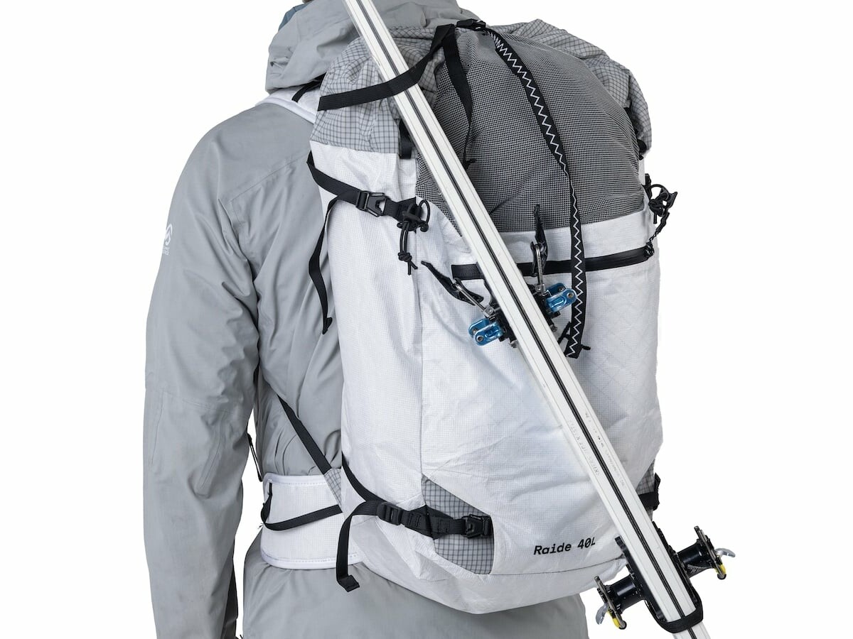 This ski backpack has a 40-liter capacity