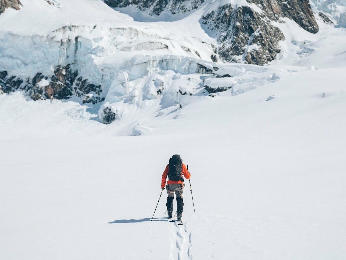 This ski backpack has a 40-liter capacity