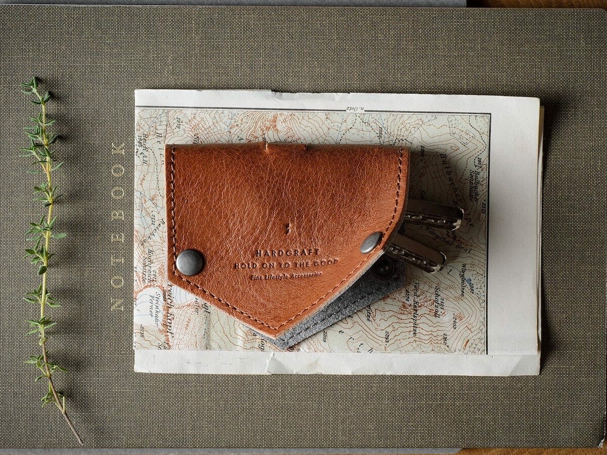 This leather key pouch elevates your EDC