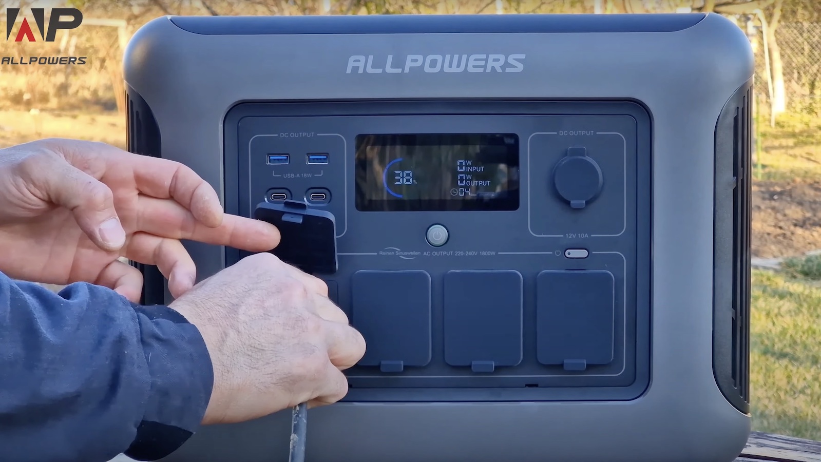 ALLPOWERS R1500 portable home backup power station is massive