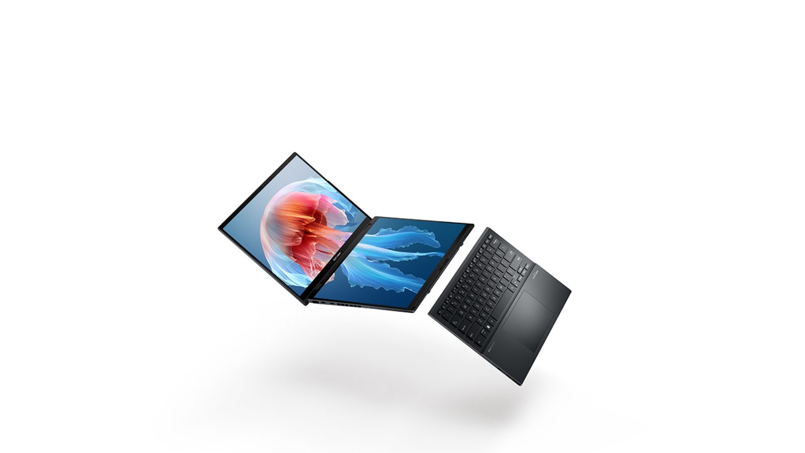 The ASUS Zenbook DUO UX8406 has dual 14" OLED screens