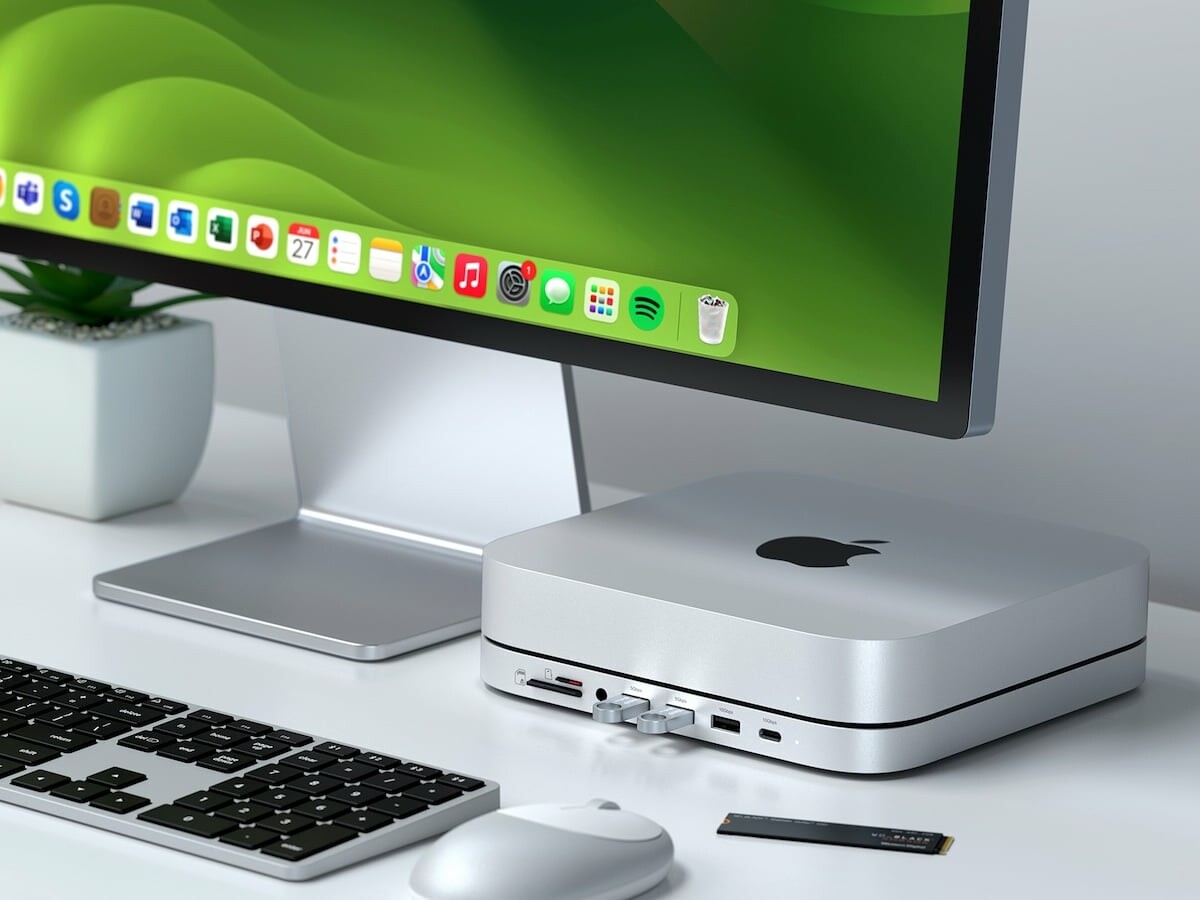 The Satechi Stand & Hub for Mac offers speeds and additional storage