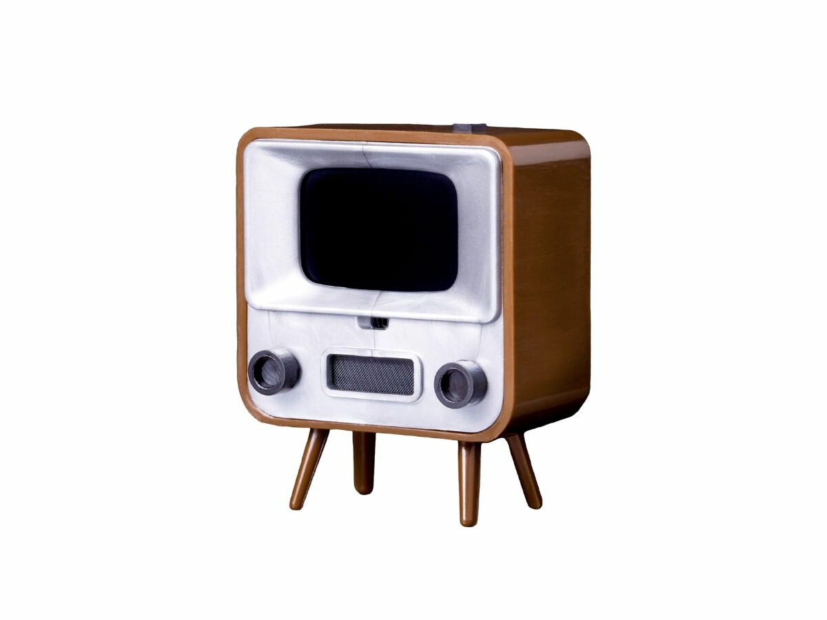 The TinyTV2 portable retro television plays movies and shows