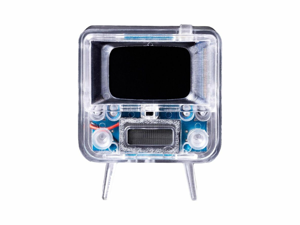 The TinyTV2 portable retro television plays movies and shows