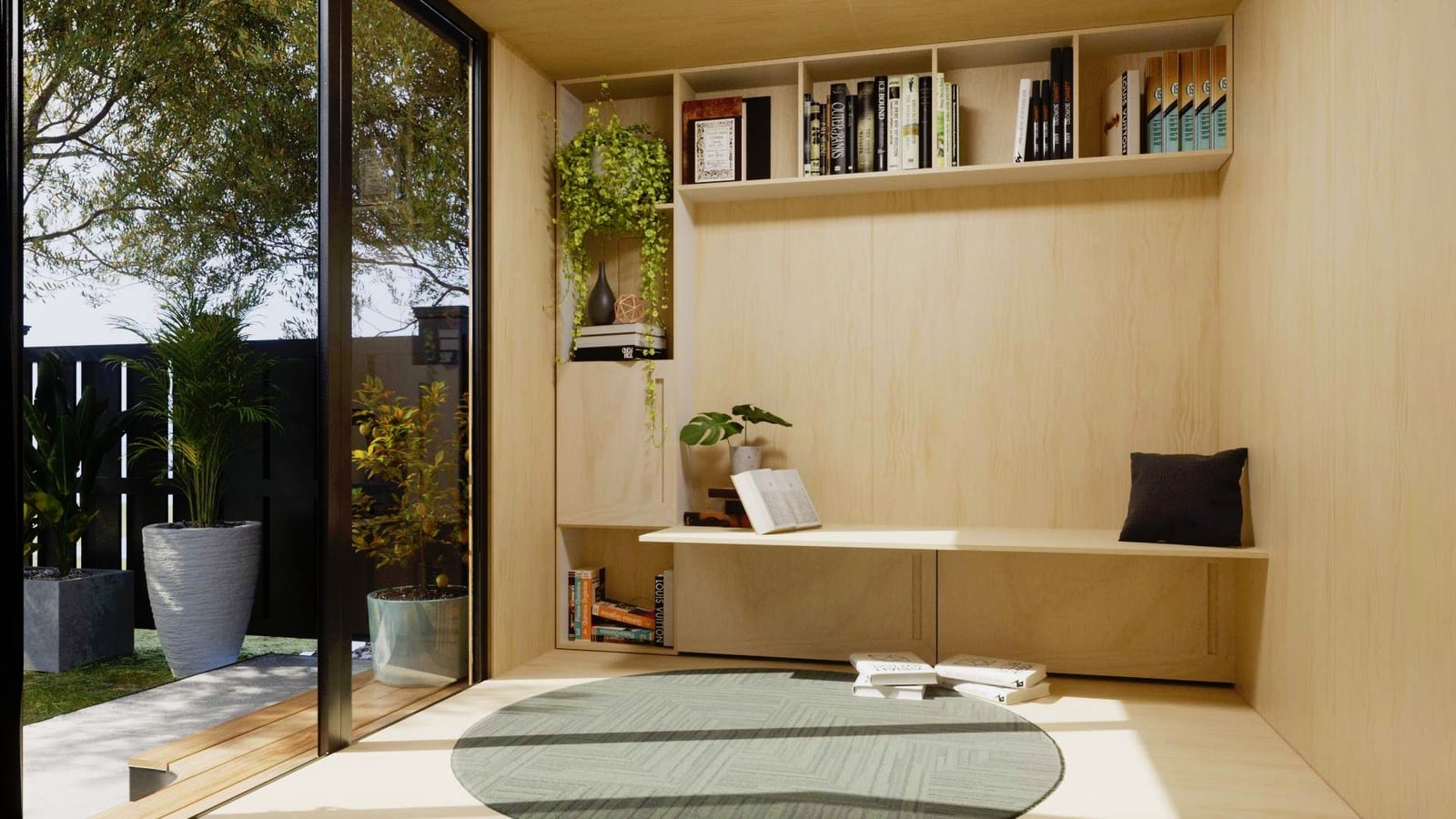 The Autonomous WorkPod Lite brings a quiet work space to your backyard