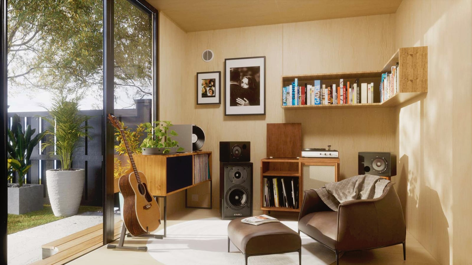 The Autonomous WorkPod Lite brings a quiet work space to your backyard