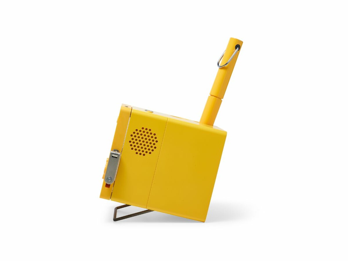 The Panic Playdate Stereo Dock is the ideal desk companion