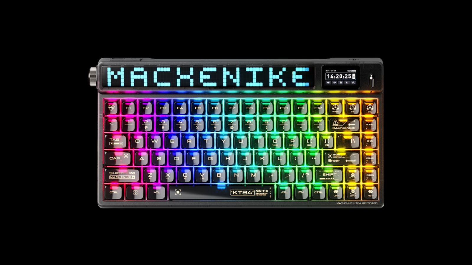 This retro-style mechanical keyboard takes you back to the future