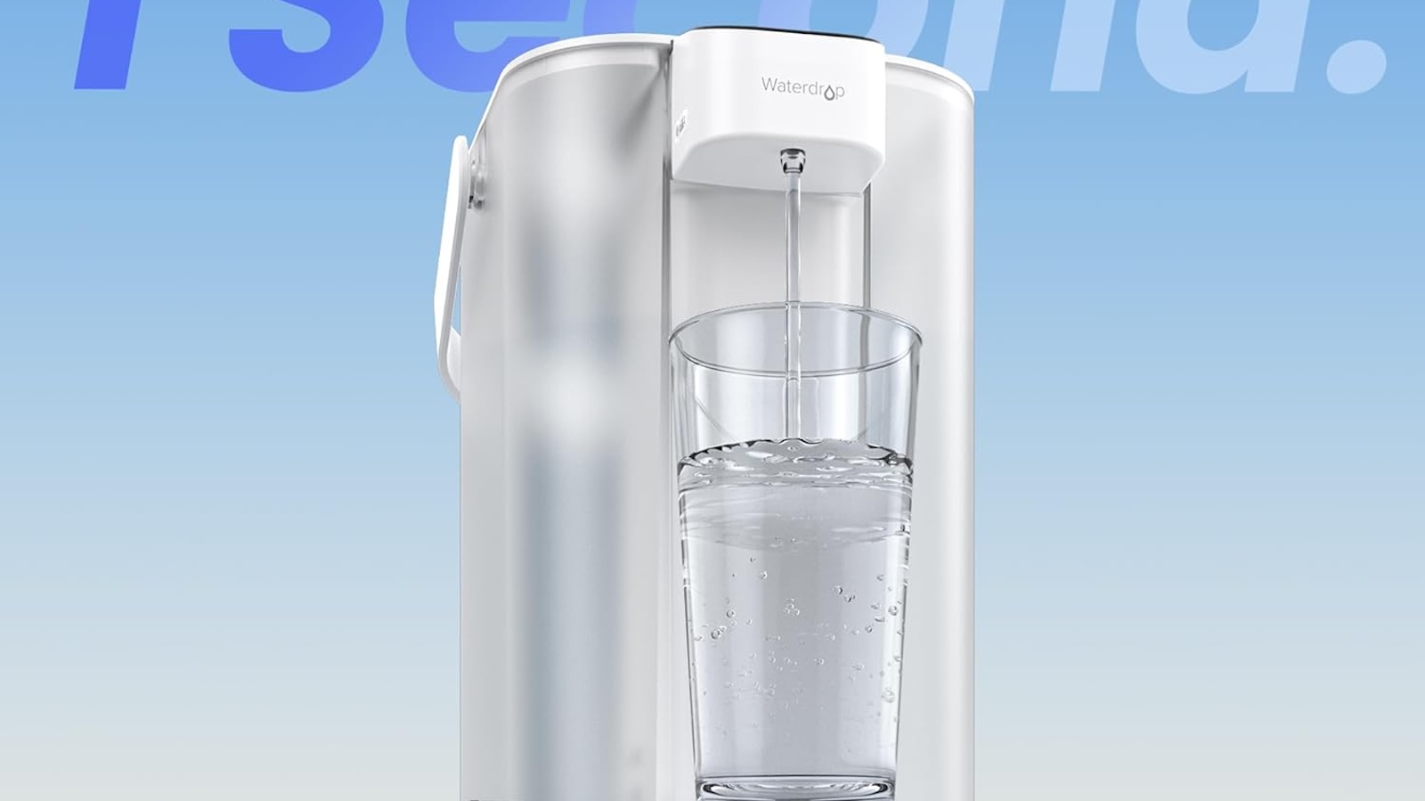 This 200-Gallon Electric Water Filter Pitcher has a smaller design