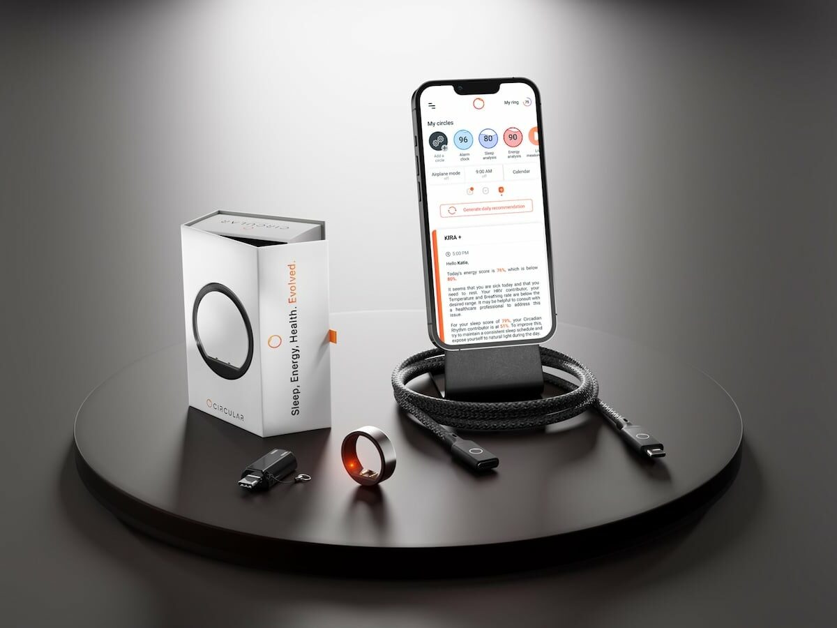 Circular Ring Slim smart ring activity tracker for health enthusiasts