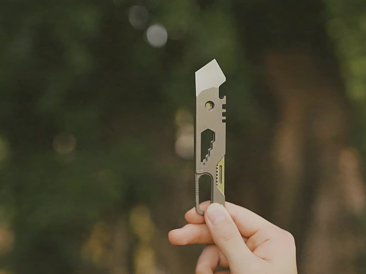 This Titanium EDC Tool has a 13-in-1 functionality