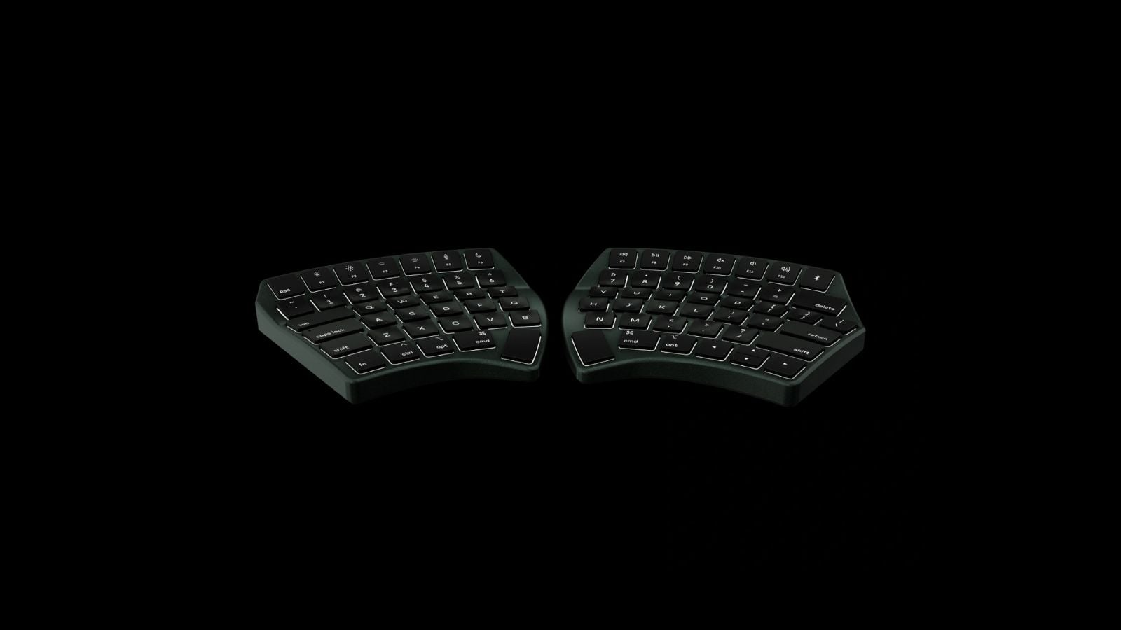 NUIO Flow Keyboard with a split design boosts comfort!