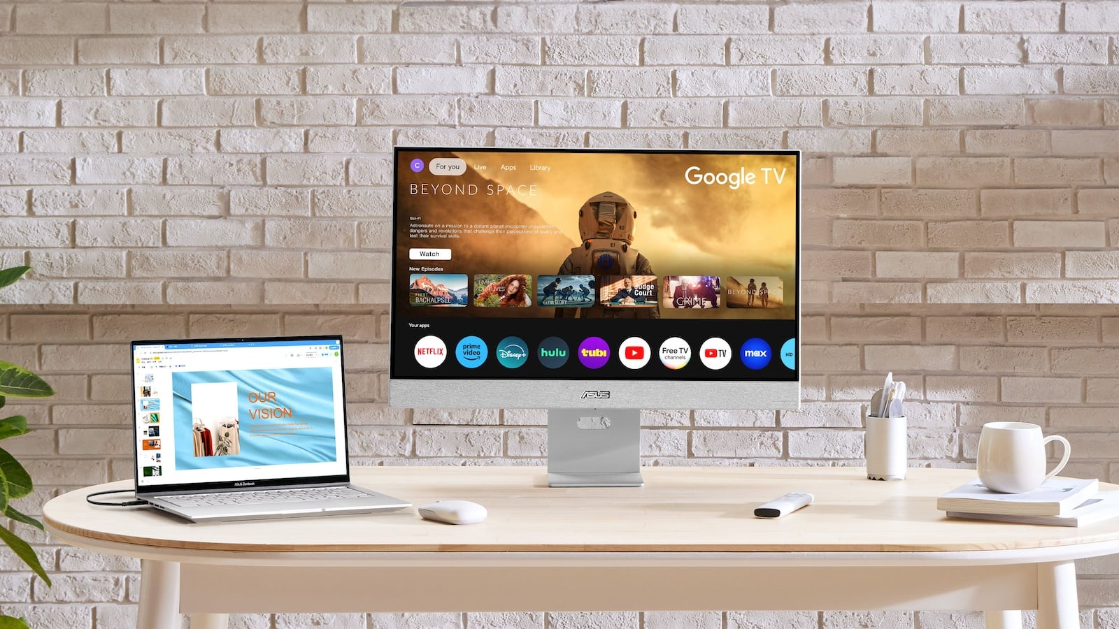 ASUS ZenScreen Smart Monitor MS27UC offers 400,000+ movies!