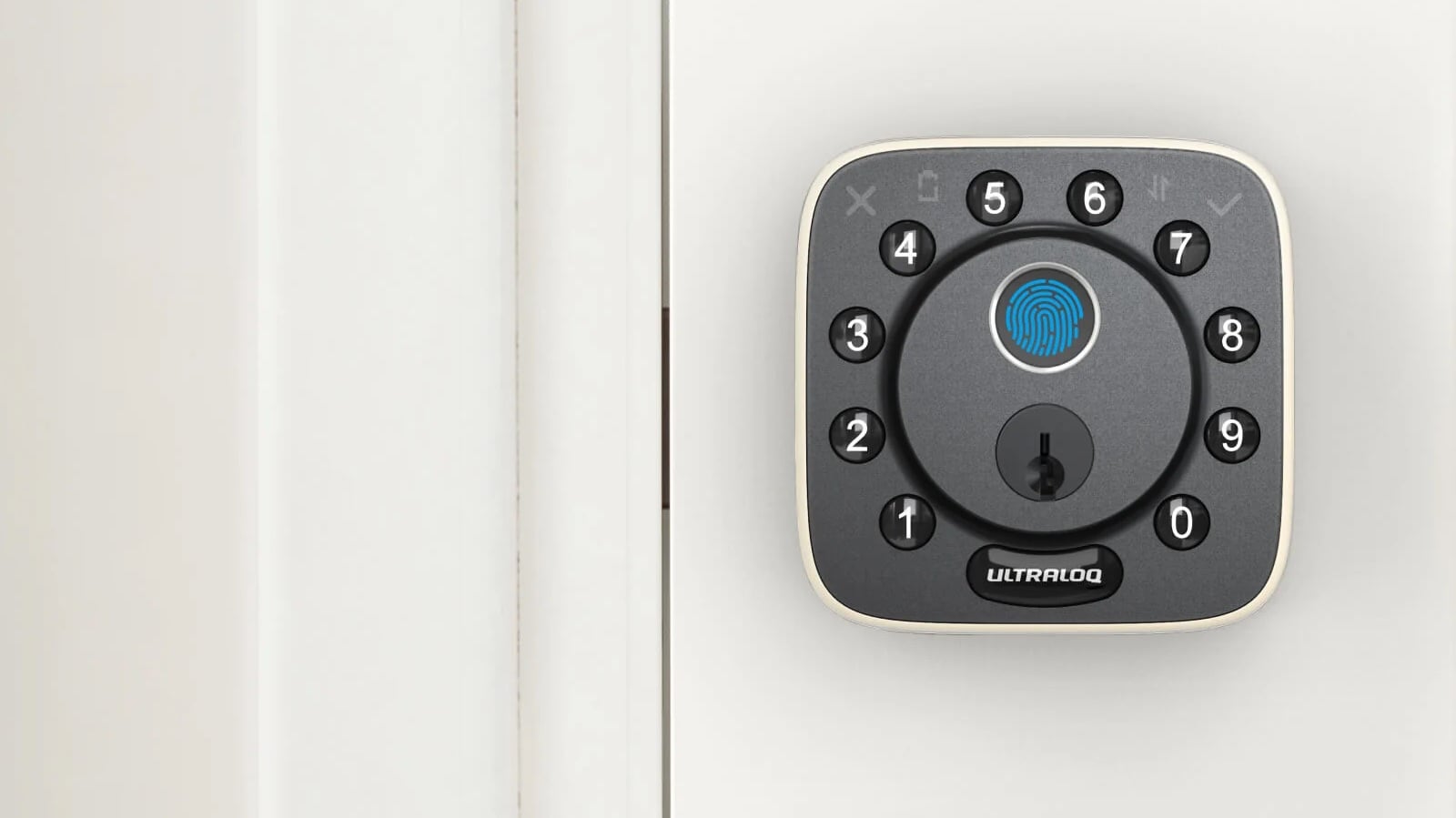 An Apple HomeKit smart lock with keyless entry