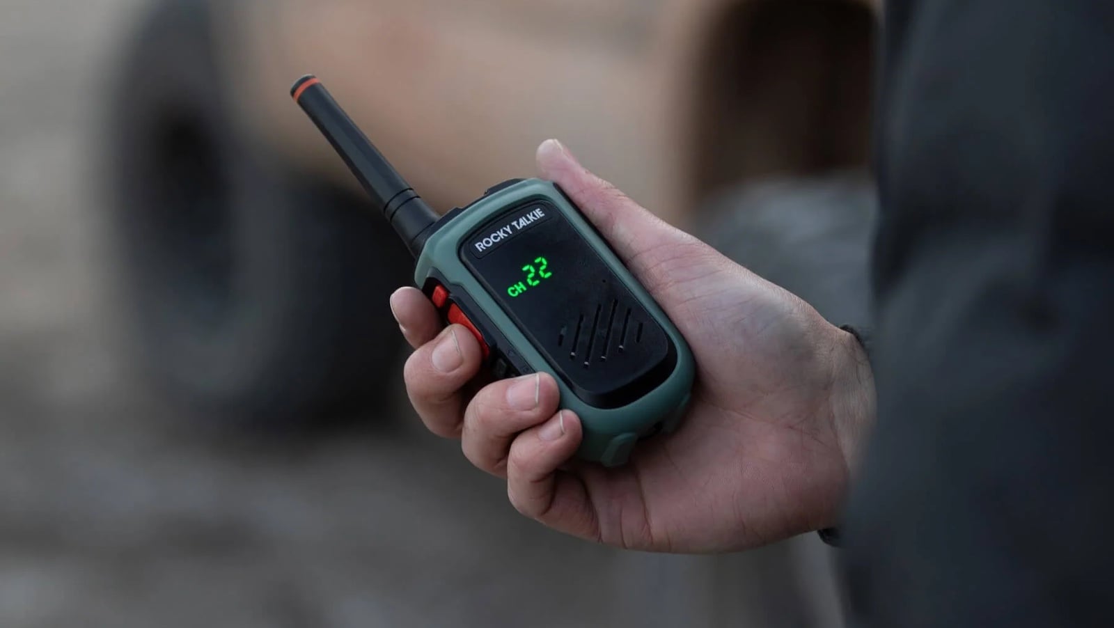 Rocky Talkie 5 Watt Radio runs for about 5 days on a single charge