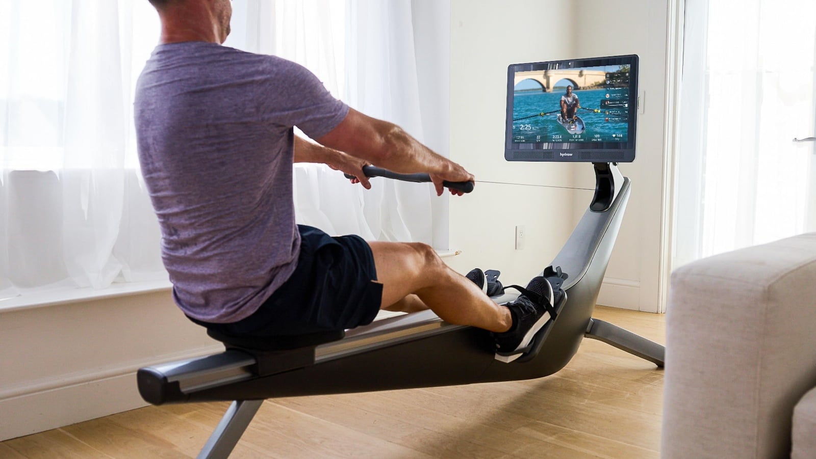 The Hydrow Pro lets you work more muscles in less time