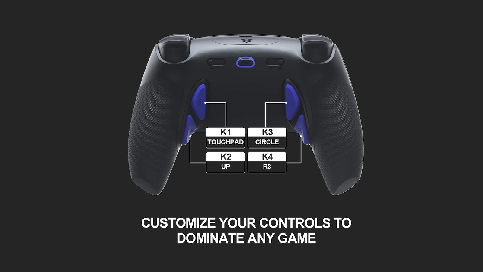 HexGaming PHANTOM Series features 4 remappable rear buttons!