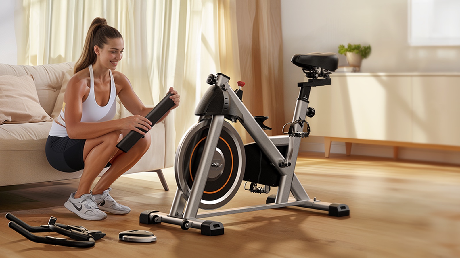 YOSUDA Exercise Bike Classical Model Magnetic Indoor Bike