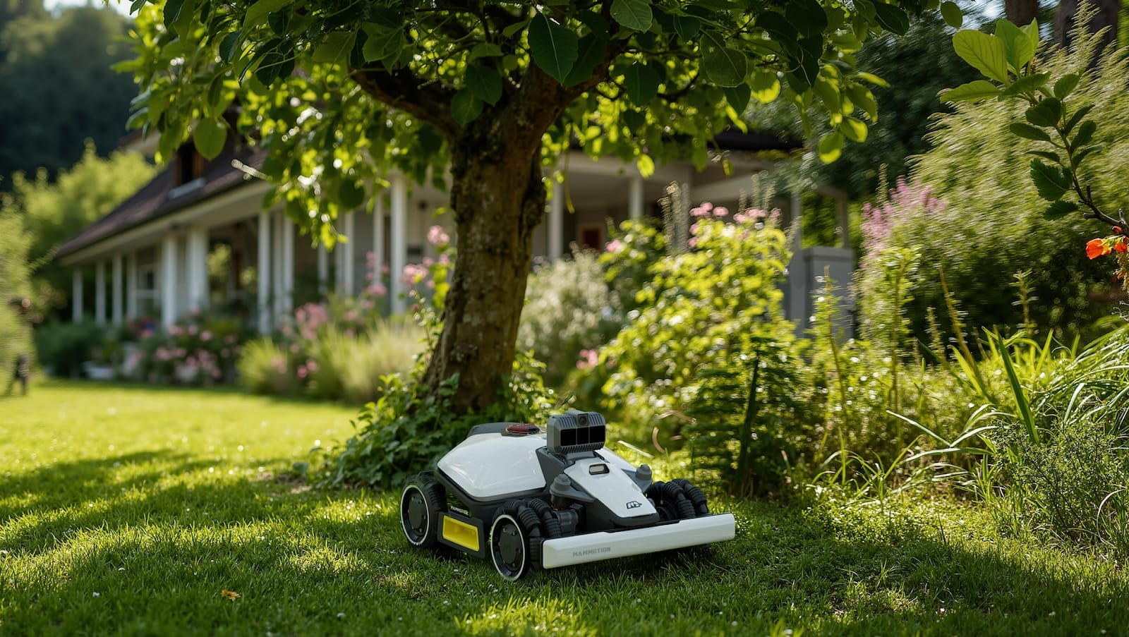 MAMMOTION LUBA mini AWD covers up to 1,500 meters squared