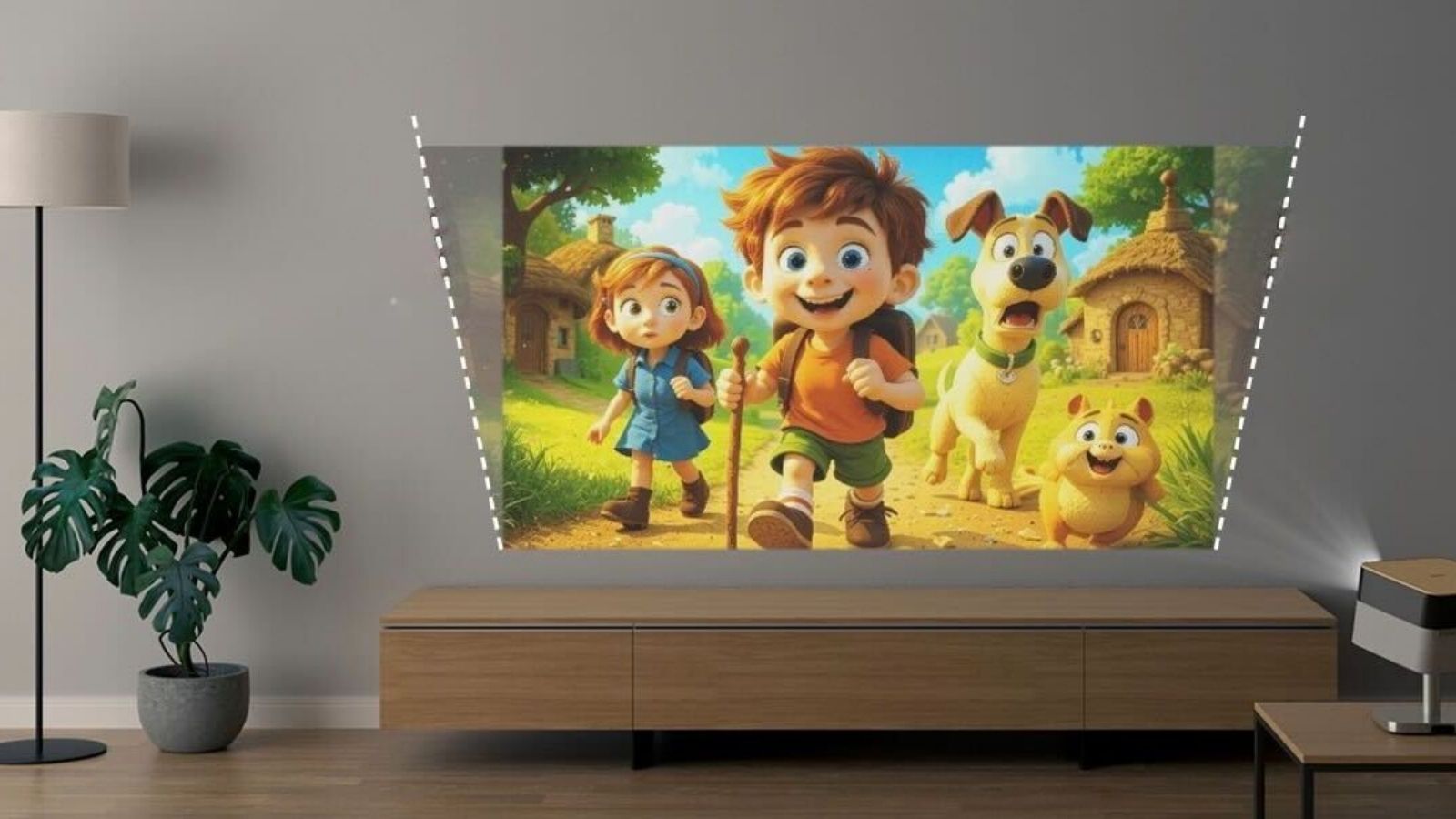 Epson Lifestudio Flex Plus Projector offers clear, room-filling audio!