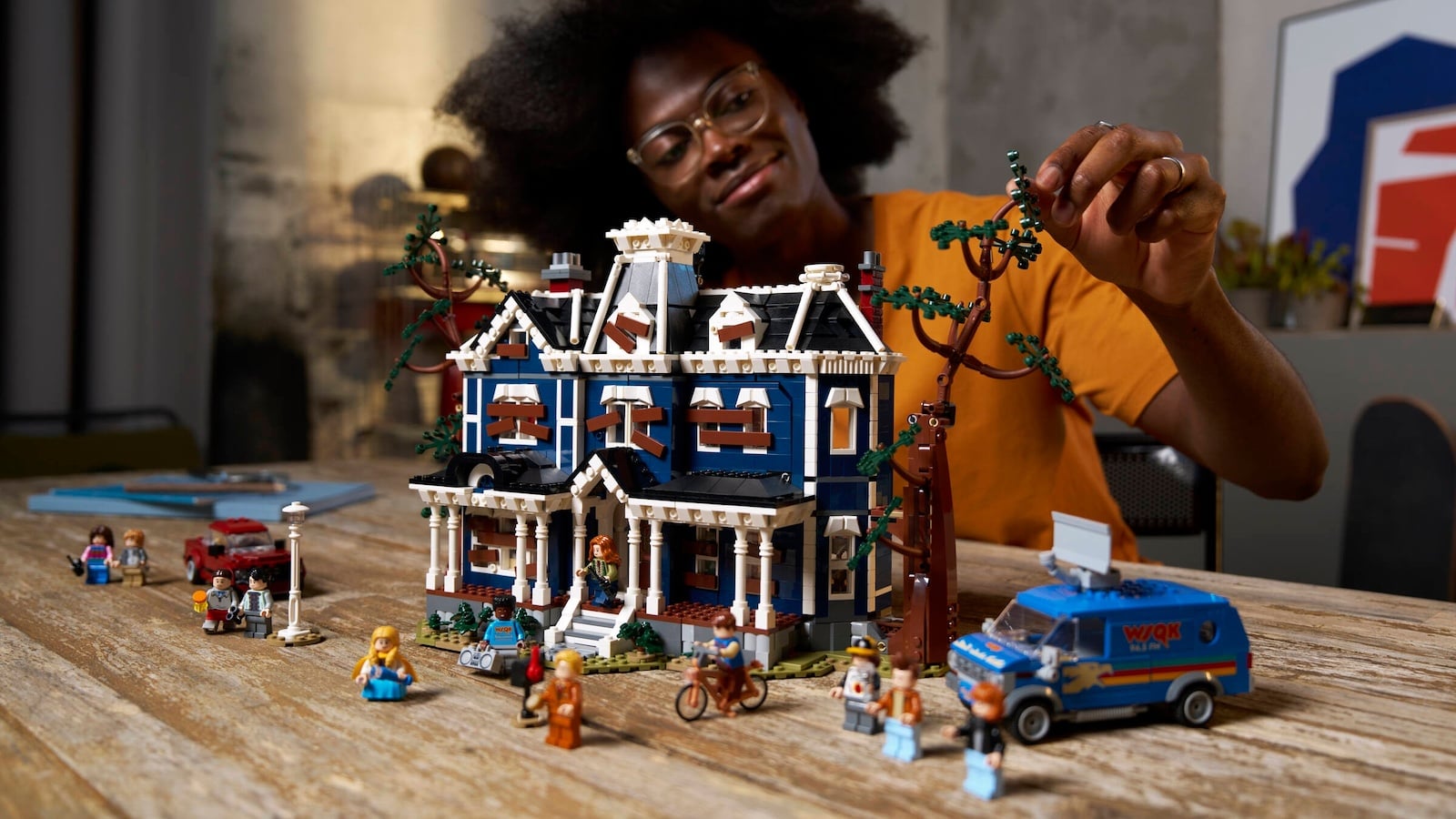LEGO Stranger Things The Creel House is an intricate build!