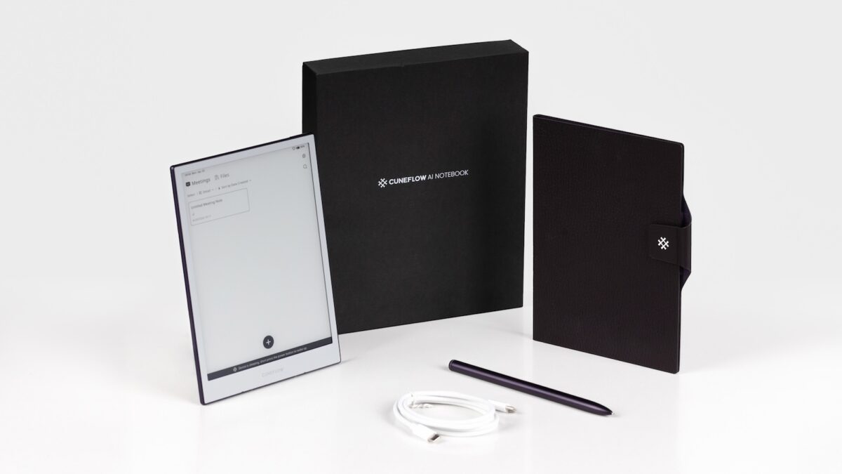 Your meetings deserve better notes. This AI eInk notebook agrees ...